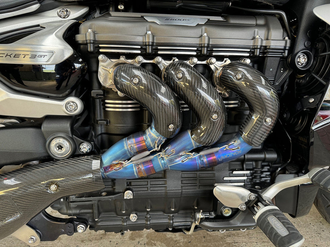 Triumph Rocket 3R & GT 2500cc Titanium Exhaust Manifold – VANDEMON
